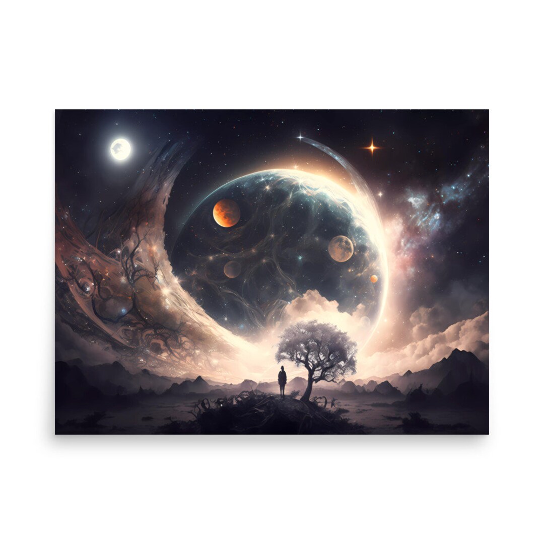 Celestial Existence of Life, Poster - Etsy