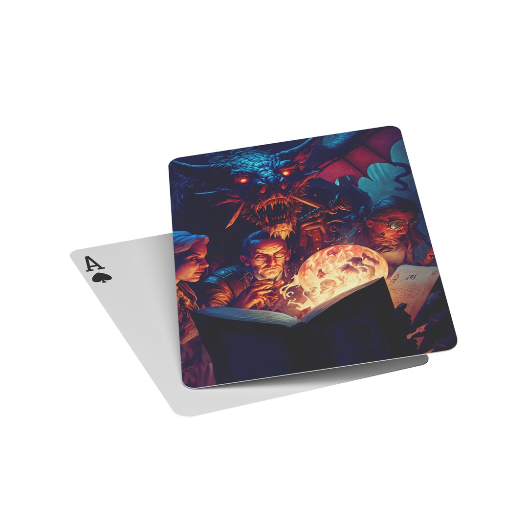Dungeons & Dragons Deck of Cards - Etsy