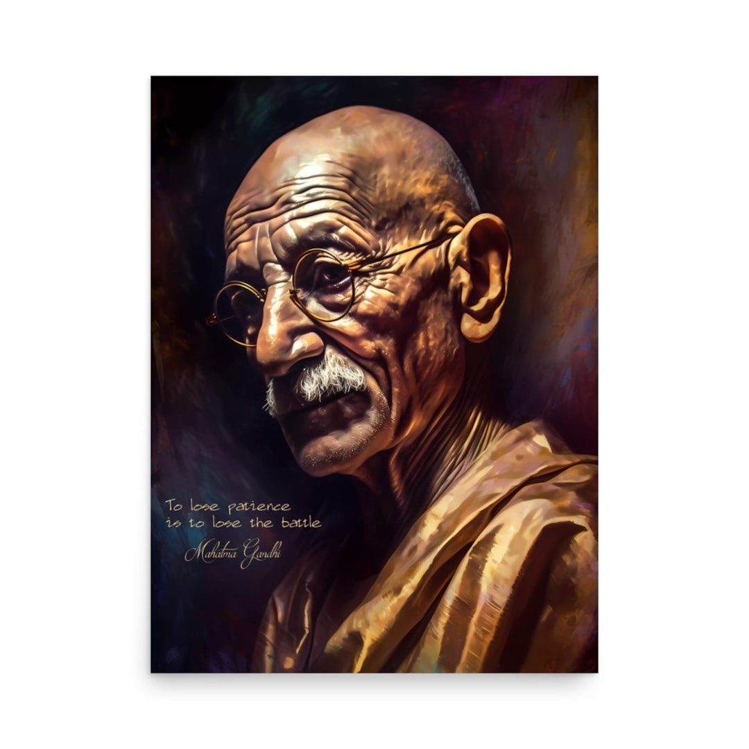 Mahatma Gandhi, Poster - Etsy