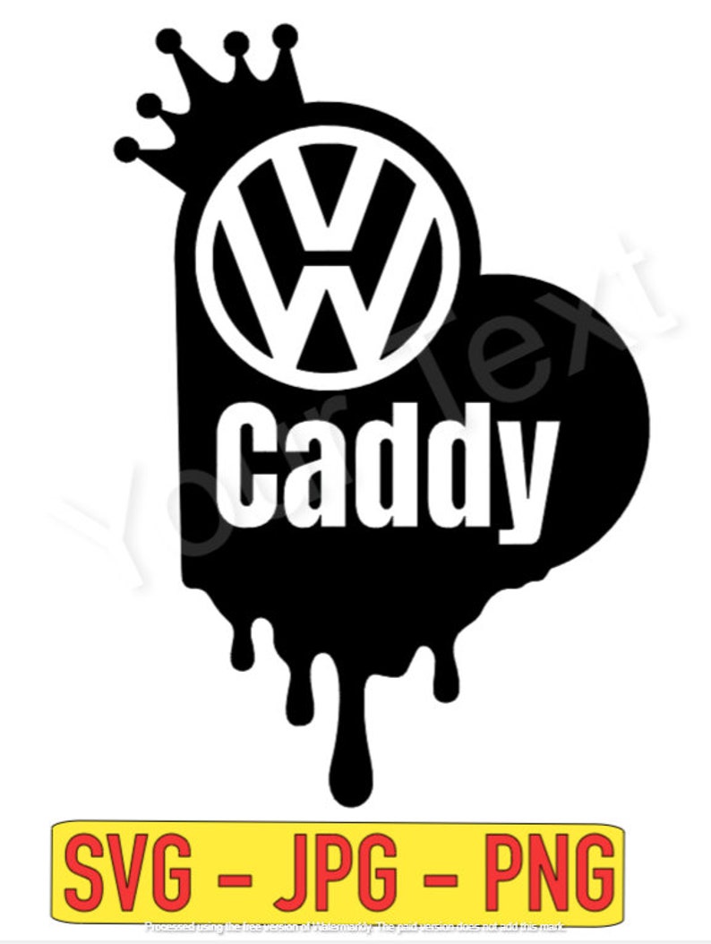 VW Caddy Van Svg Jpg Png File - Etsy