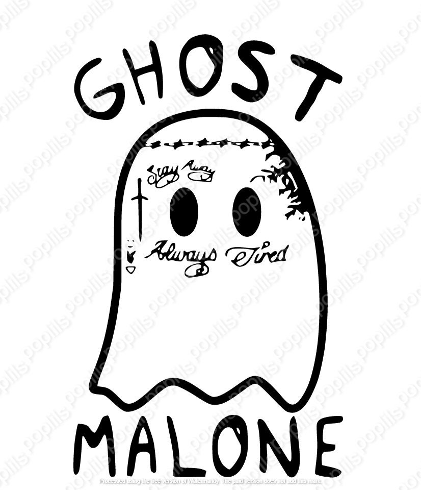Ghost Malone Svg Png Jpg File - Etsy