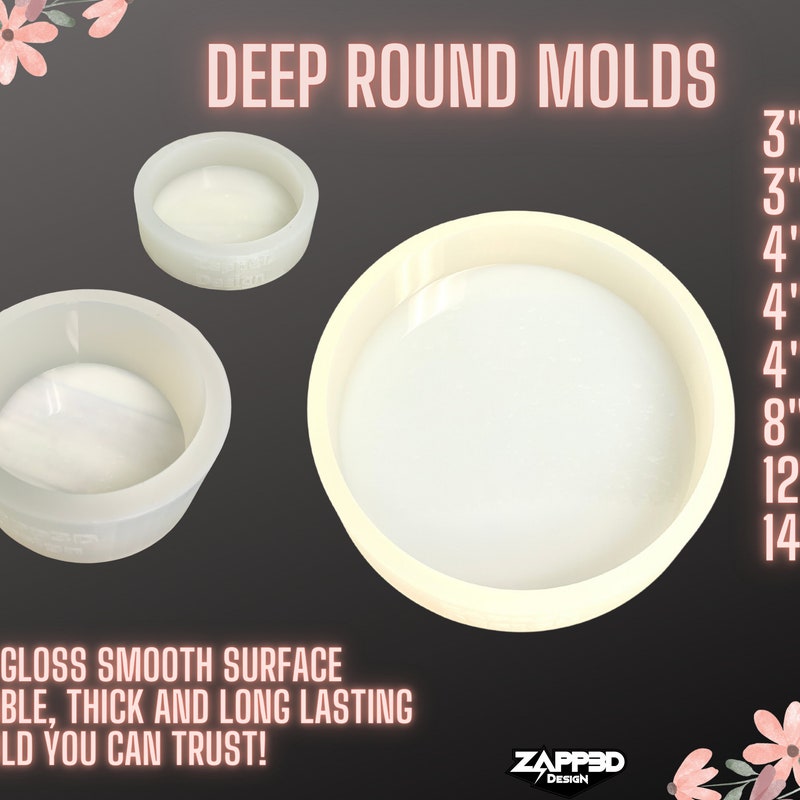 Round Silicone Mold - Etsy