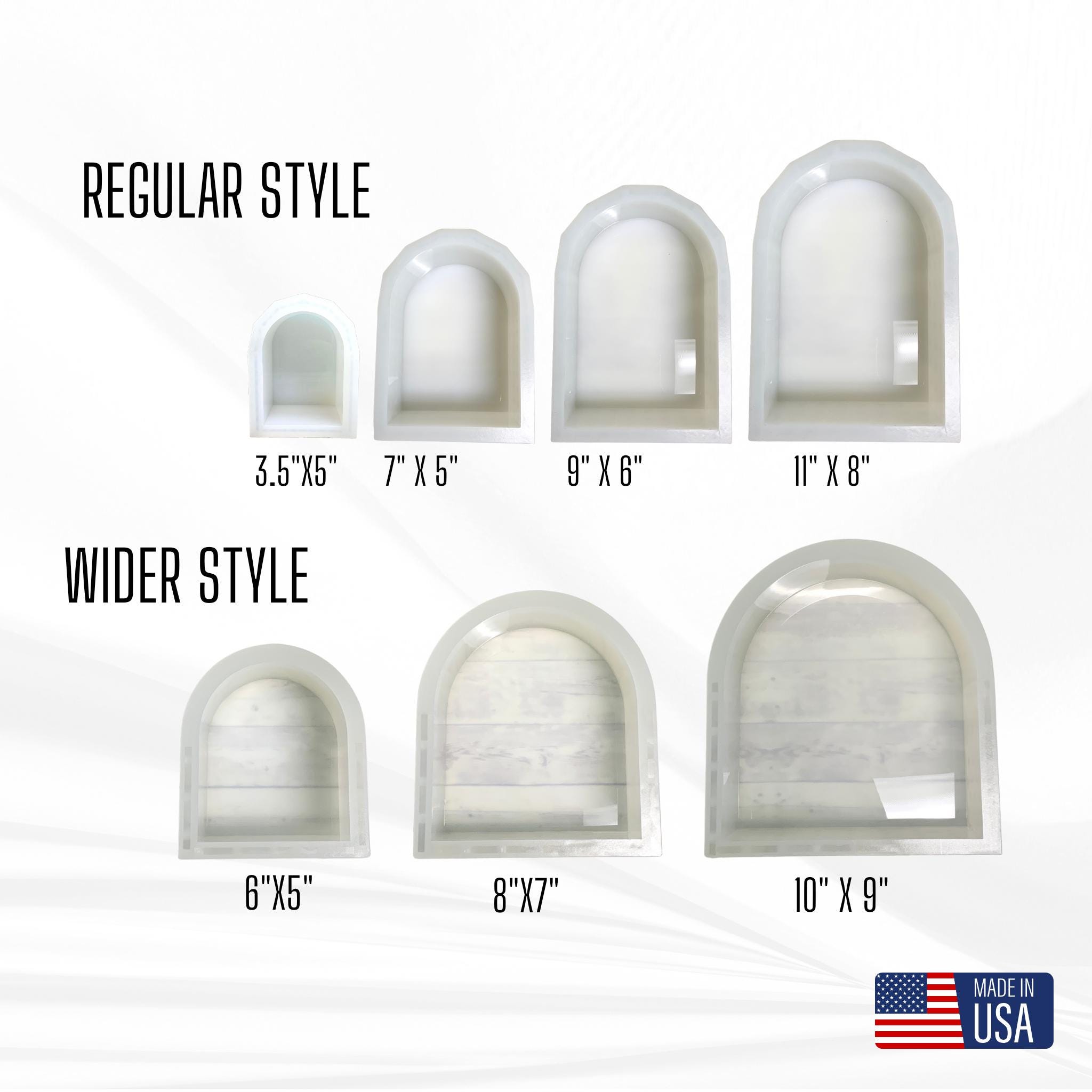 Deep Arch Mold | 4 Sizes | ULTRA Quality | Deep Silicone Mold Resin ...