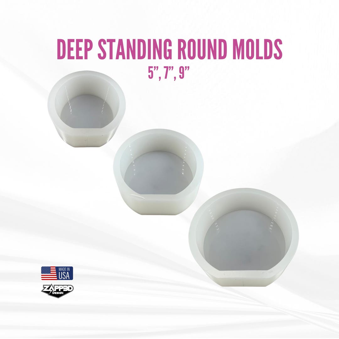 Deep Standing Round Mold | 5", 7", 9" | ULTRA Quality | Deep Round Mold ...
