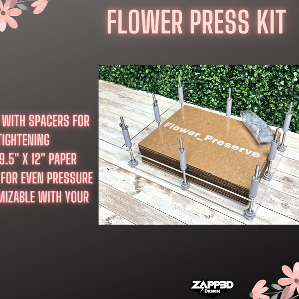 Flower Press Kit - Etsy