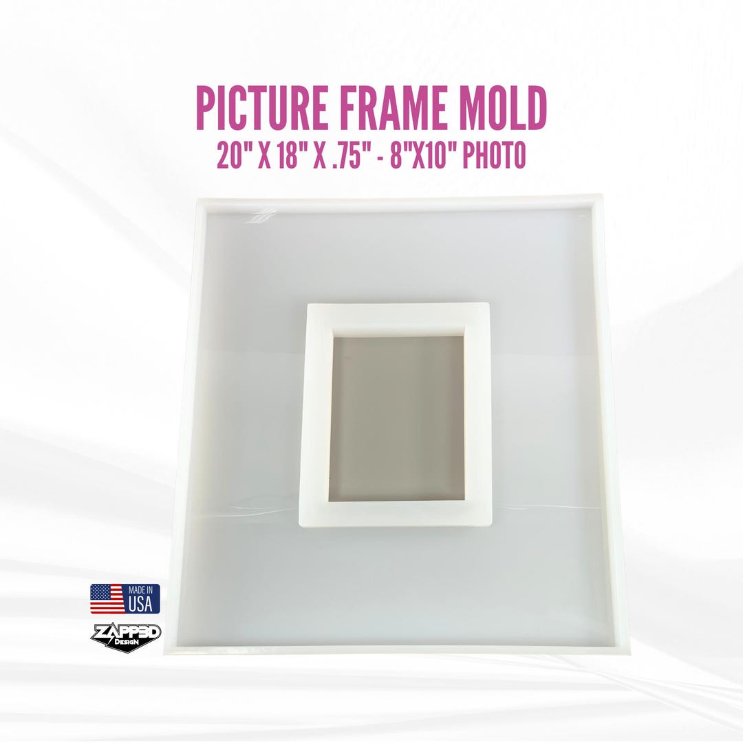 Picture Frame Mold | 3/4" Deep | 8"x10" Photo | Pressed Flower Frame ...