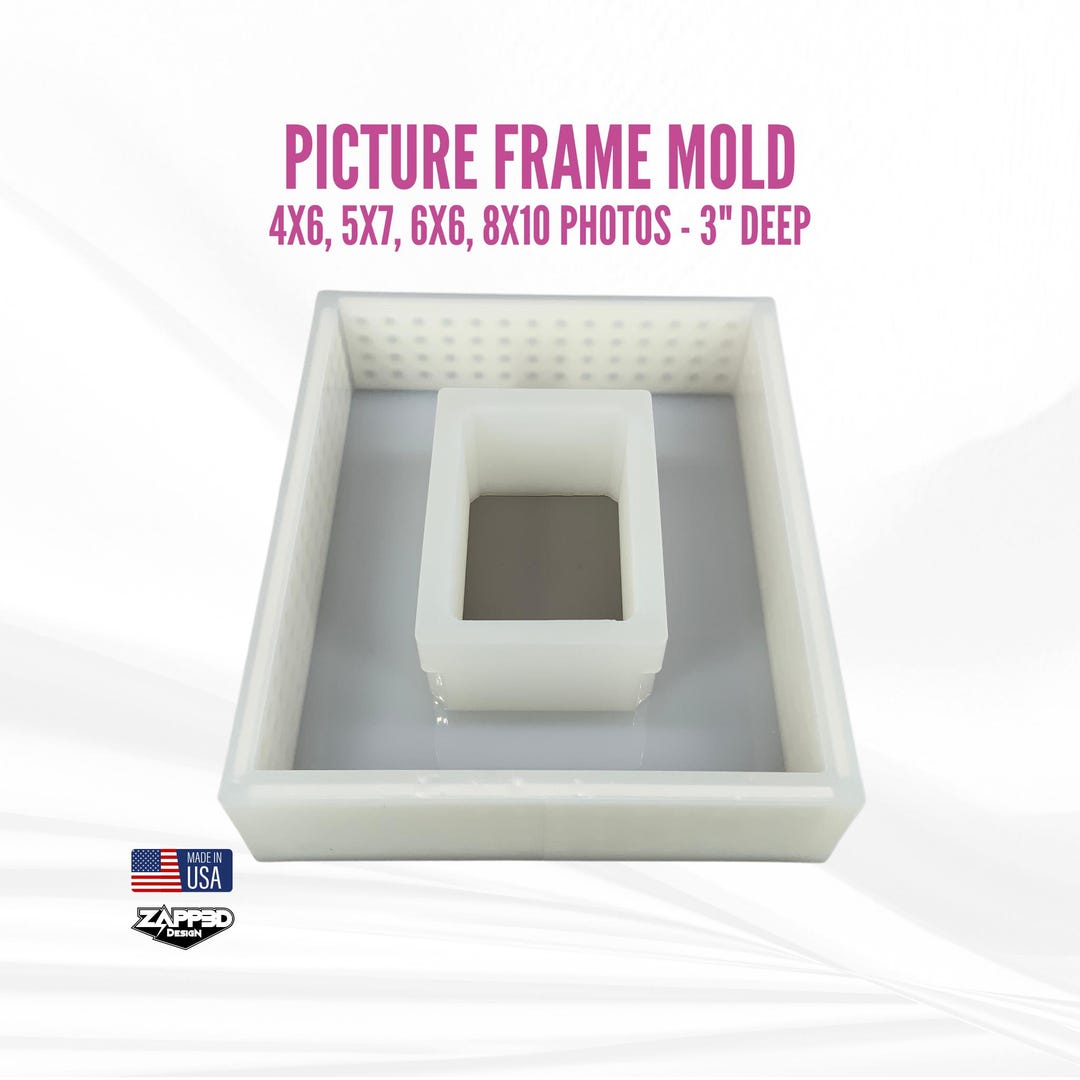 Picture Frame Mold | 3" Deep | 4 Sizes | Frame Mold, Deep Frame Mold ...