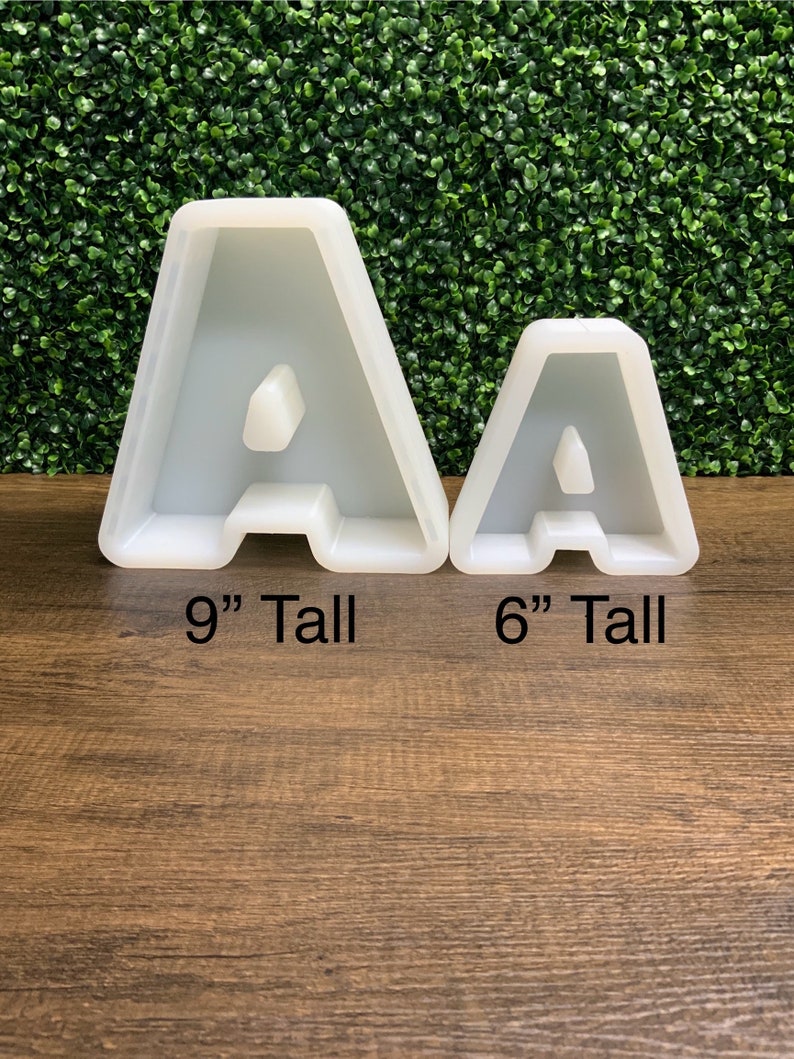 Alphabet Letter Molds | 6" Tall | ULTRA Quality | Deep Alphabet Mold ...