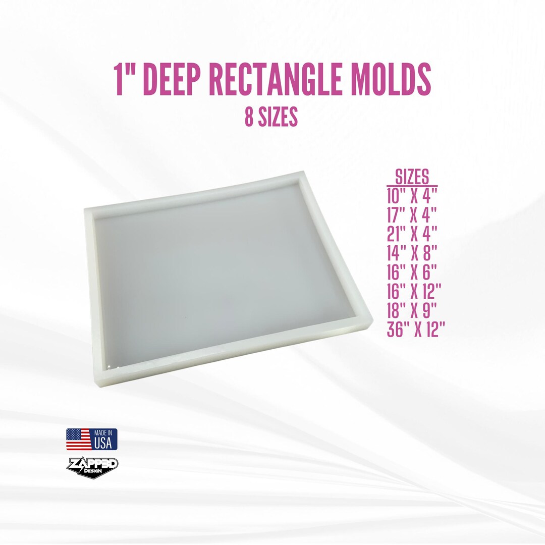 Deep Rectangle Mold | ULTRA QUALITY | Deep Resin Mold, Cheese Board ...