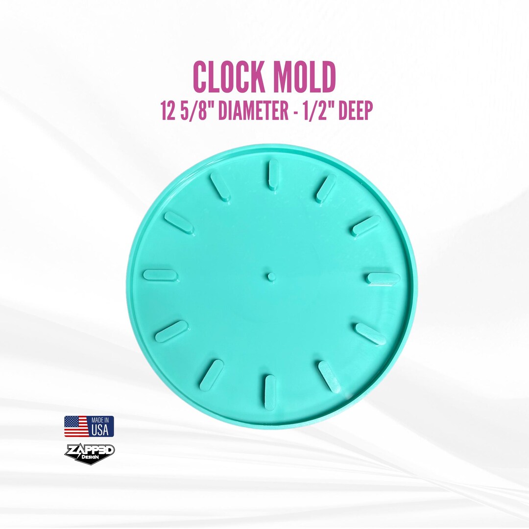 Clock Mold, Round Clock Mold, Circular Clock Mold, Large Clock Mold ...