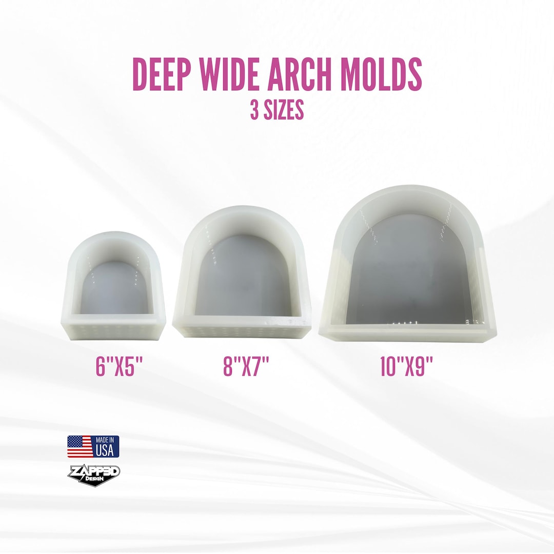 Deep Wide Arch Mold | 3 Sizes | ULTRA Quality | Deep Silicone Mold ...