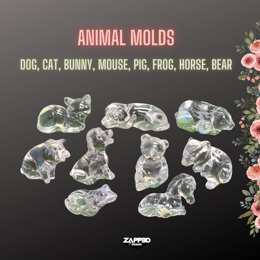 Animal Molds, Dog Mold, Cat Mold, Horse Mold, Pig Mold, Frog Mold, Bear ...