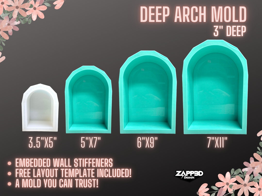 Deep Arch Mold 4 Sizes ULTRA Quality Deep Silicone Mold - Etsy