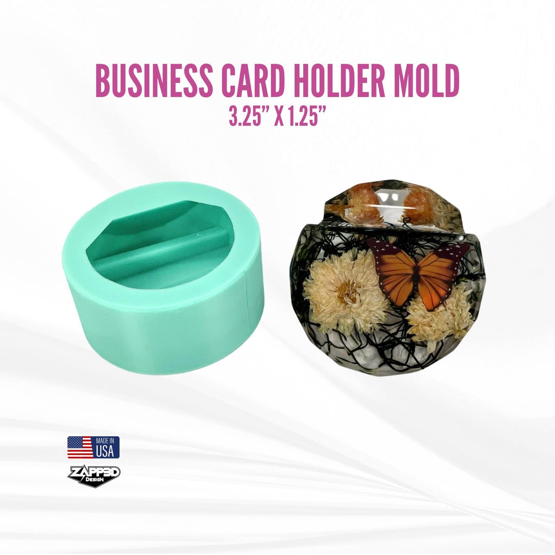 Business Card Holder Mold, Faceted Mold, Card Holder Mold - Etsy