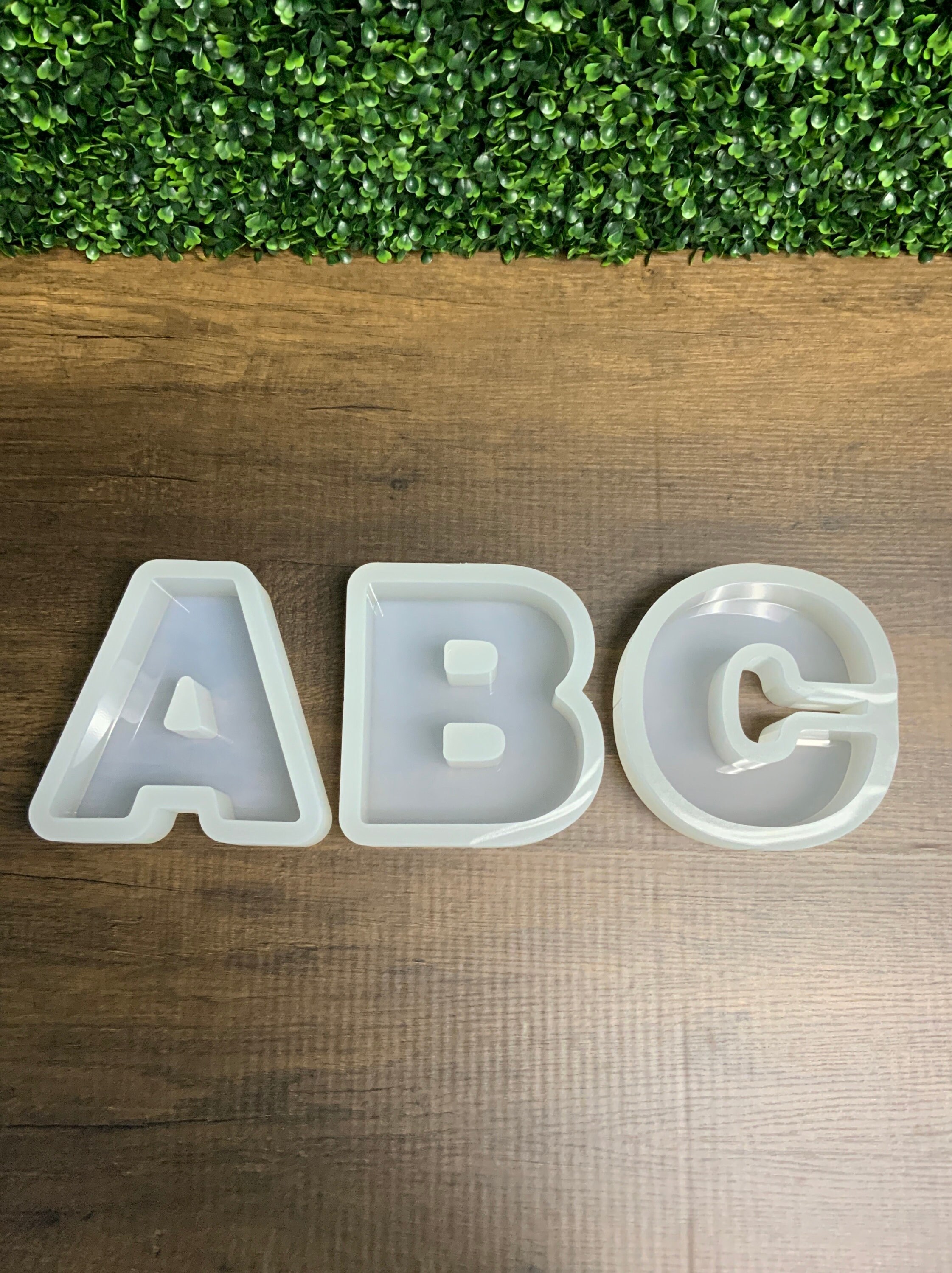 Alphabet Letter Molds 6 Tall ULTRA Quality Deep Alphabet Mold for Resin ...