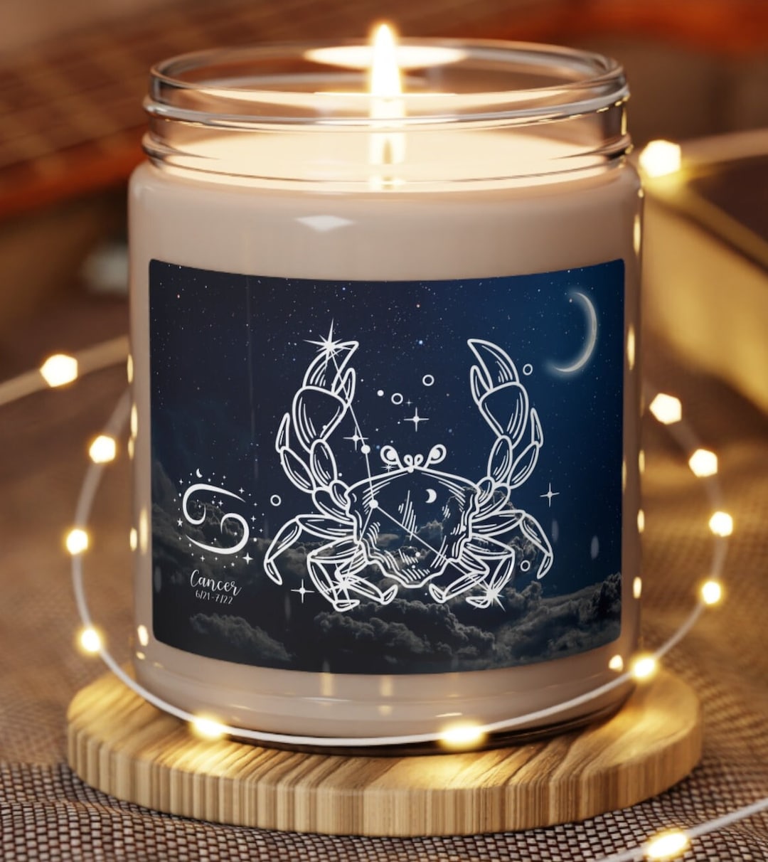 Cancer Zodiac Sign Astrology Birth Month Gift Candle Multiple Scents to ...