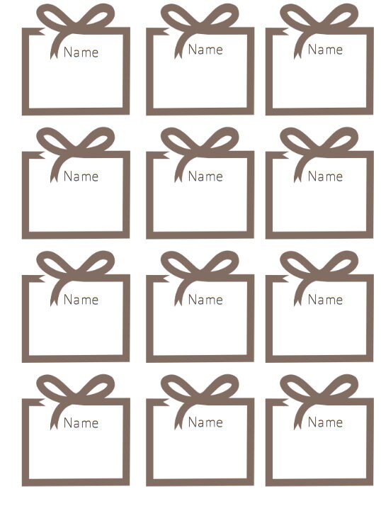 Your Printable Secret Santa Grab Bag Name List Gift Ideas Sheet - Etsy