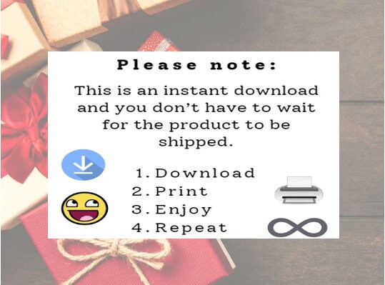 Your Printable Secret Santa Grab Bag Name List Gift Ideas Sheet - Etsy