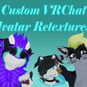 CUSTOM Vrchat Furry Avatar Texture READ DESC - Etsy