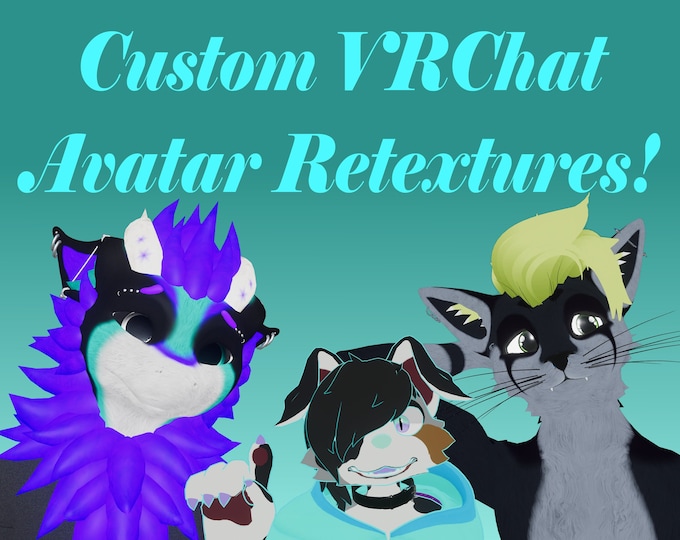Retexture Your Vrchat Furry Avatars - Etsy