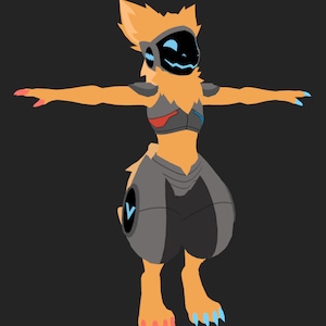 CUSTOM Vrchat Furry Avatar Texture (READ DESC) - Etsy Australia
