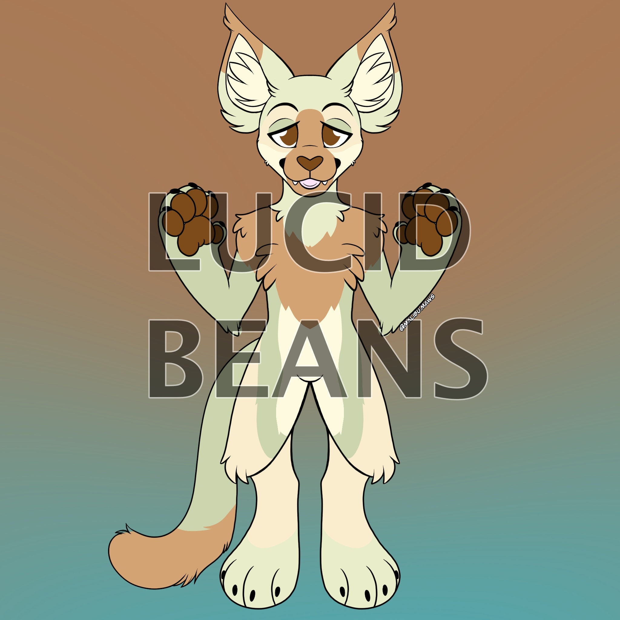 Caracal Feline Furry Fursona Adopt INSTANT DOWNLOAD - Etsy