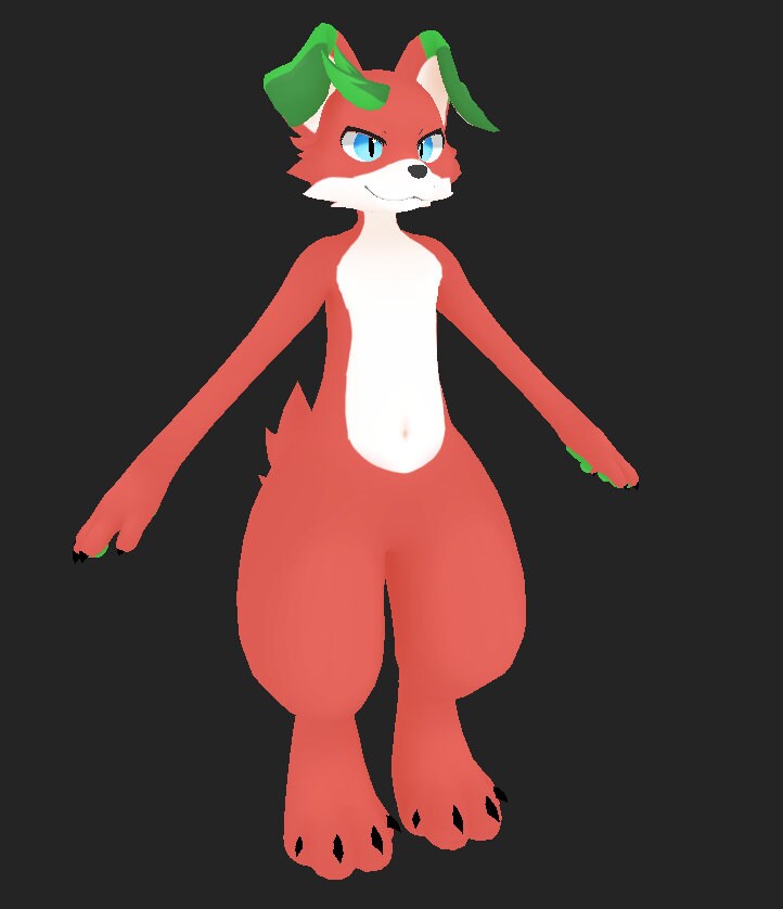 CUSTOM Vrchat Furry Avatar Texture READ DESC - Etsy Canada