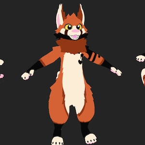 CUSTOM Vrchat Furry Avatar Texture (READ DESC) - Etsy Australia