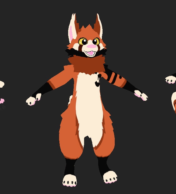 CUSTOM Vrchat Furry Avatar Texture READ DESC - Etsy