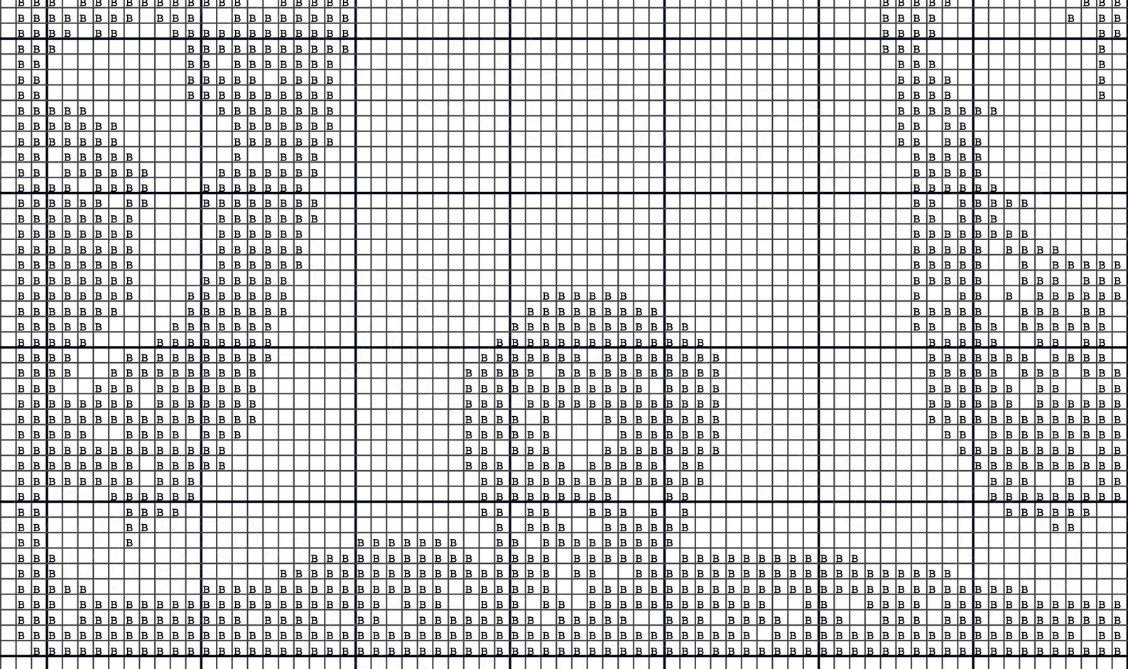 Illustrated Monogram Letter N Cross Stitch Pattern, Instant Download ...