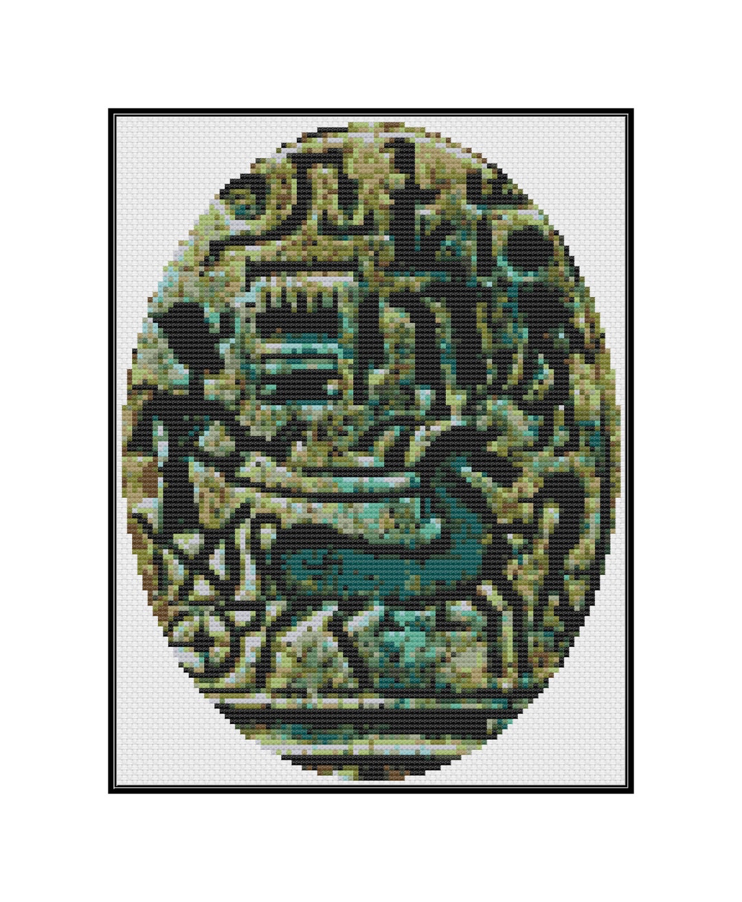 Ramses II Cross Stitch Pattern, Instant Download, PDF Pattern - Etsy