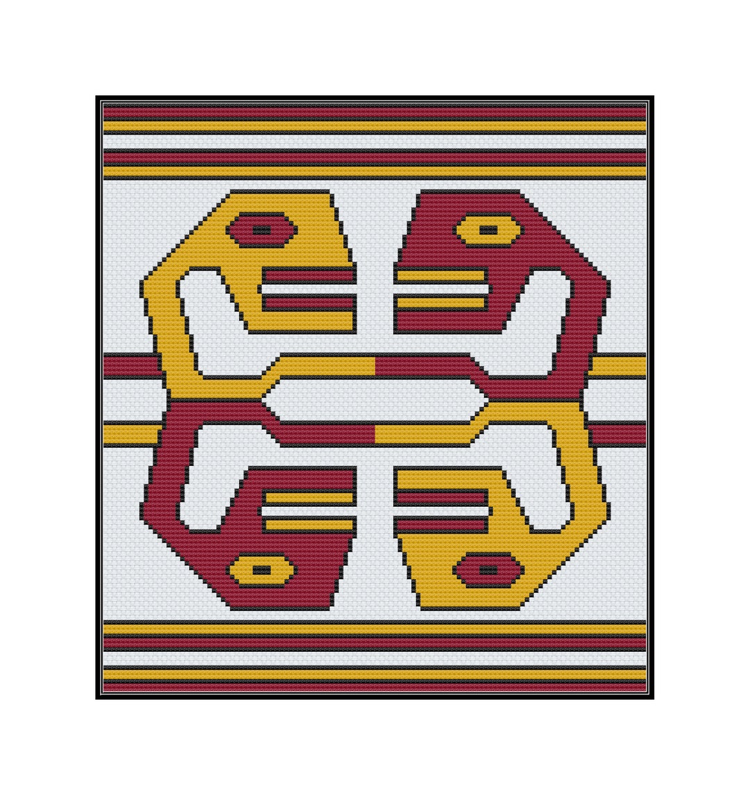 Nazca Faces Cross Stitch Pattern, Instant Download, PDF Pattern - Etsy
