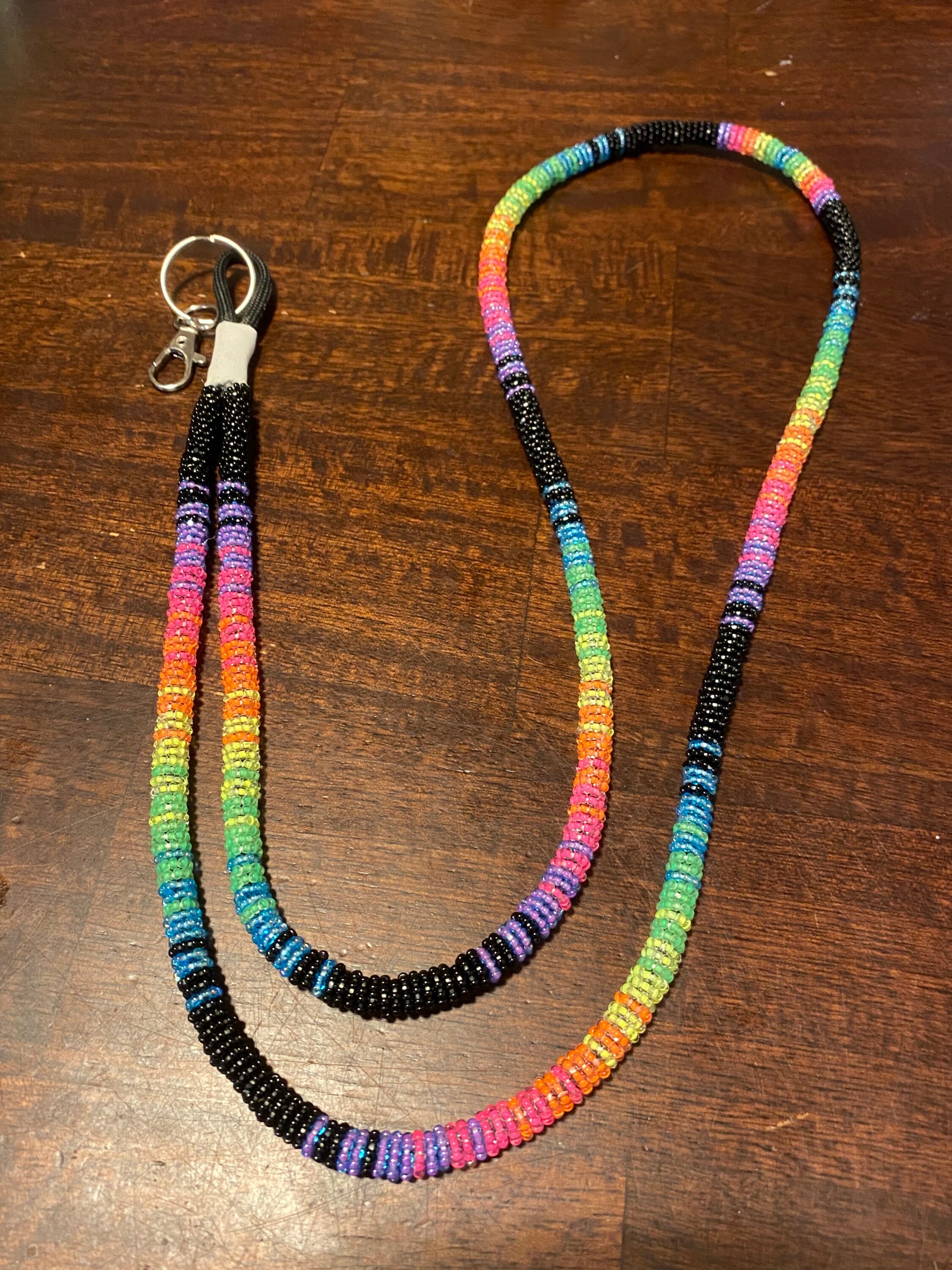 Native American Beaded Lanyard - Etsy
