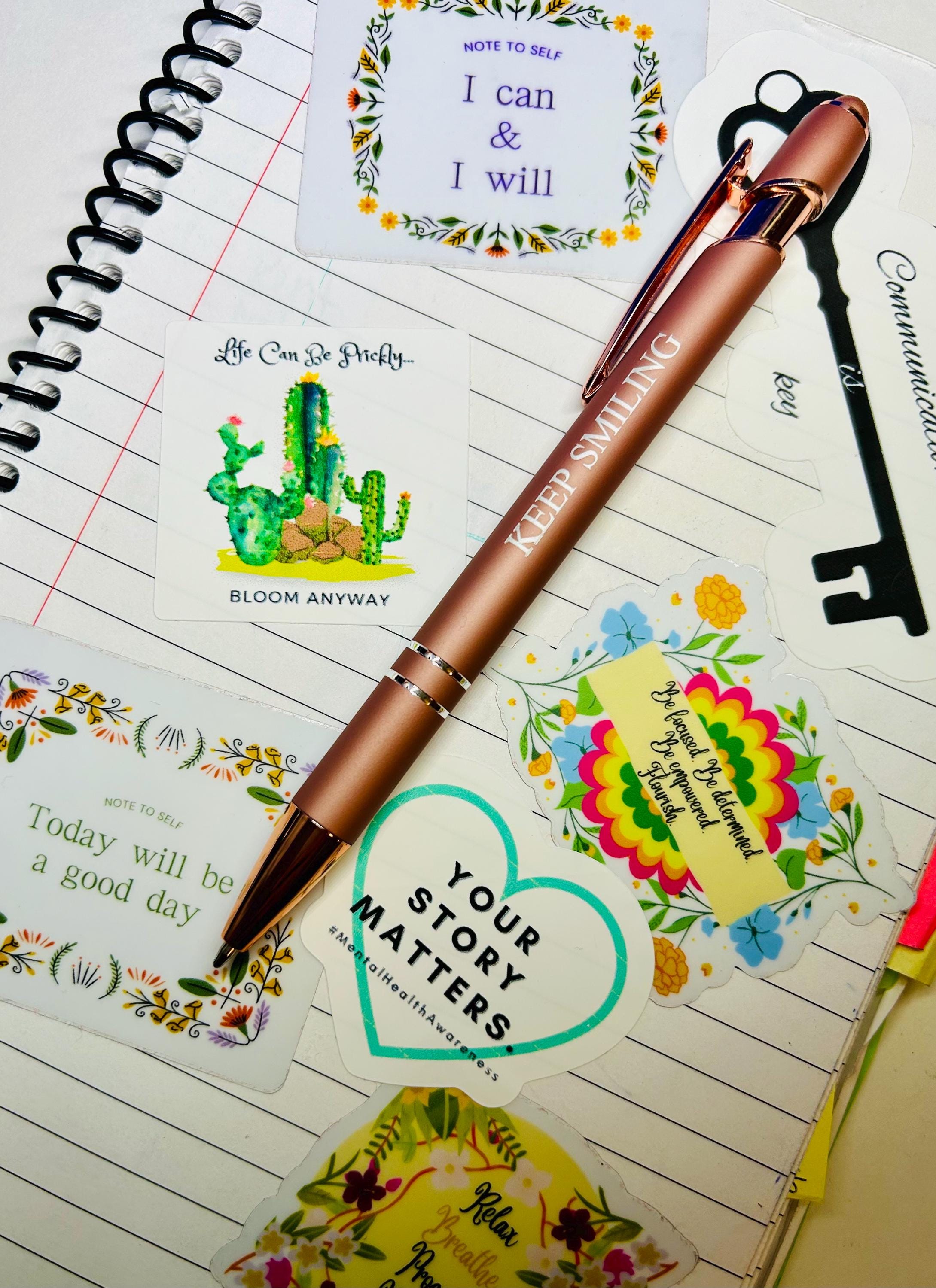 Mindfulness Sticker Sheet Bundle | Inspirational Affirmations (6x4) - Etsy