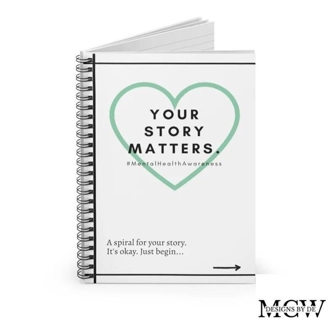 Your Story Matters Notebook - Ruled Line | Counseling | Therapy ...