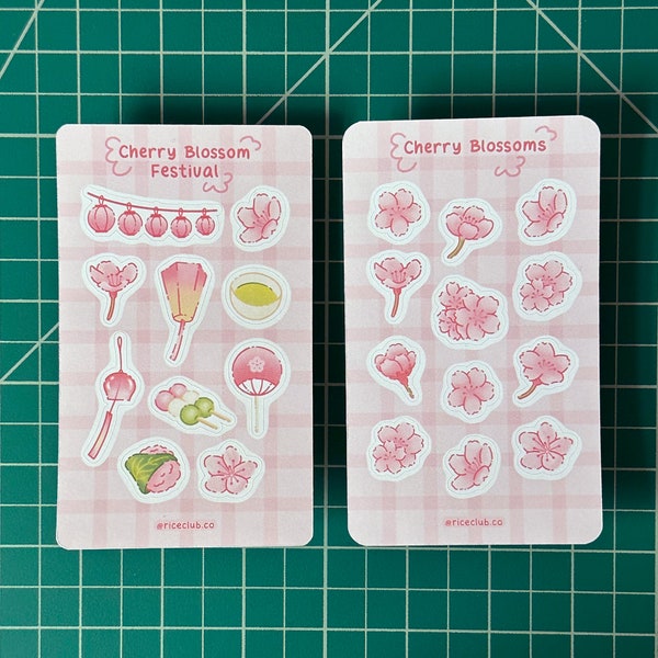 Japanese Blossom Sticker - Etsy