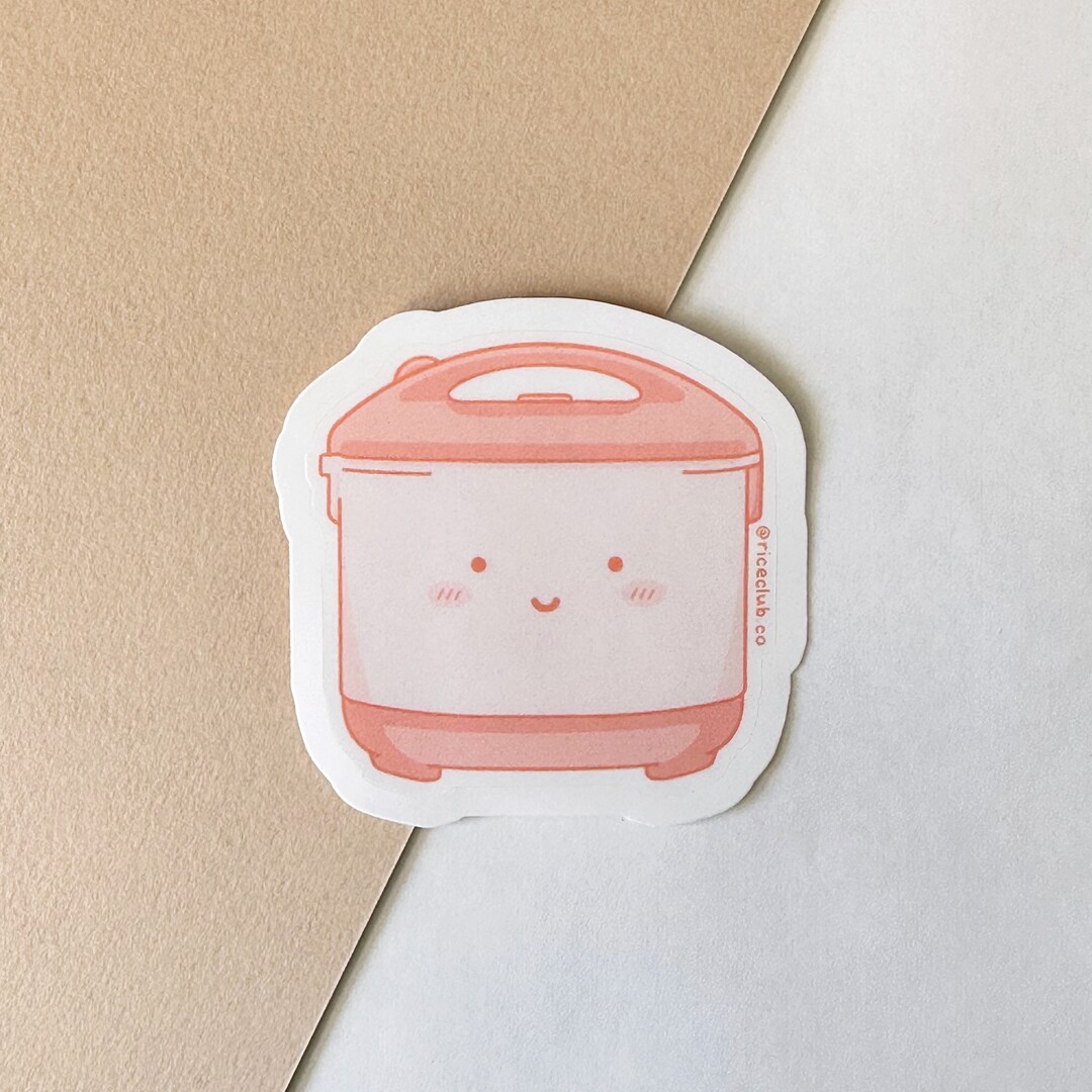 Rice Cooker Sticker | Asian Food, Food Art, Laptop, Food, Bullet ...