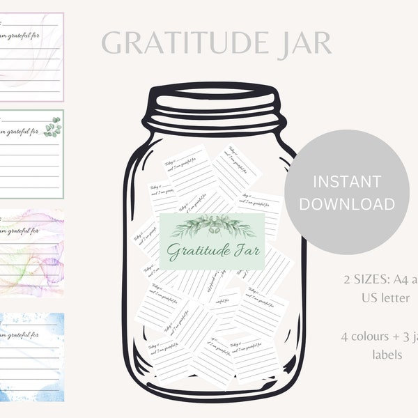 Gratitude Jar - Etsy