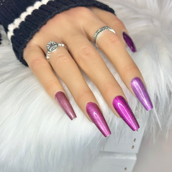 Matte Fake Nails - Etsy
