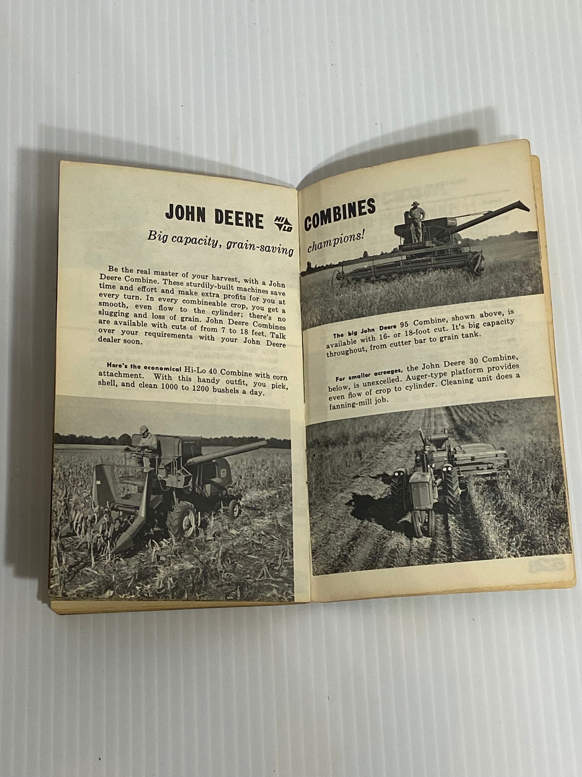 VINTAGE John Deere Farmer's Pocket Notebooks. 2 X 1957-58 1 Unused, 1 X ...