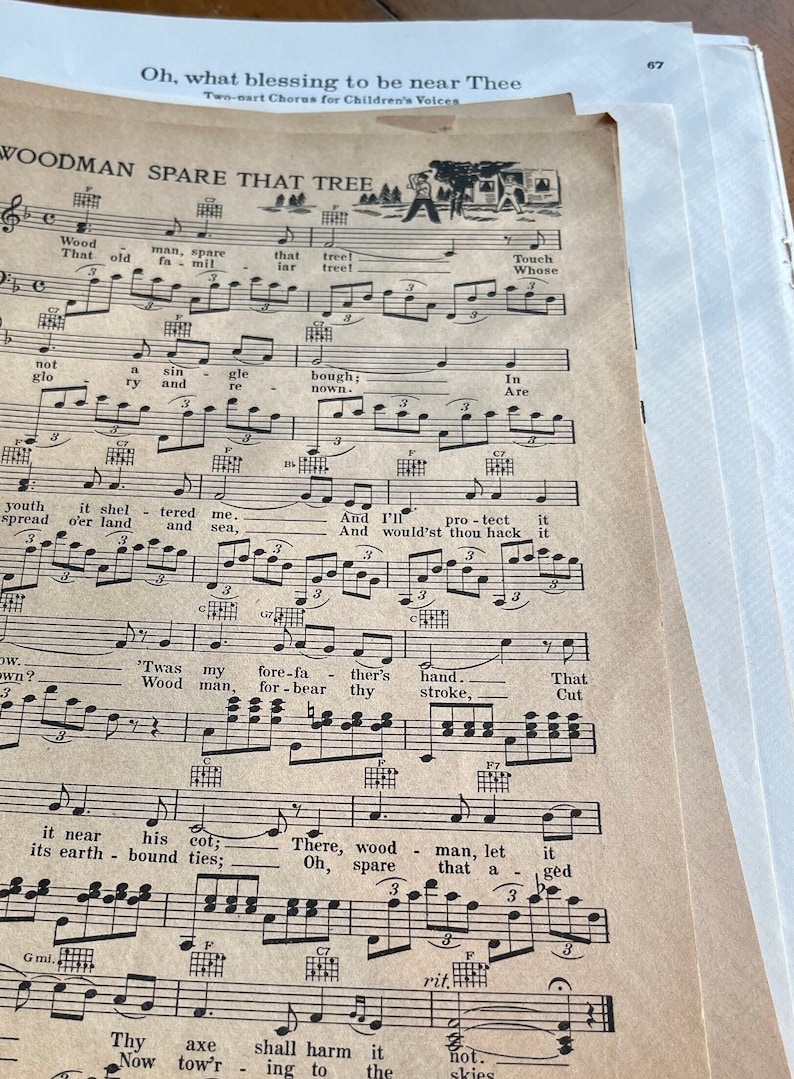 Vintage Music Pages Bundle - Christmas Only Music - Etsy
