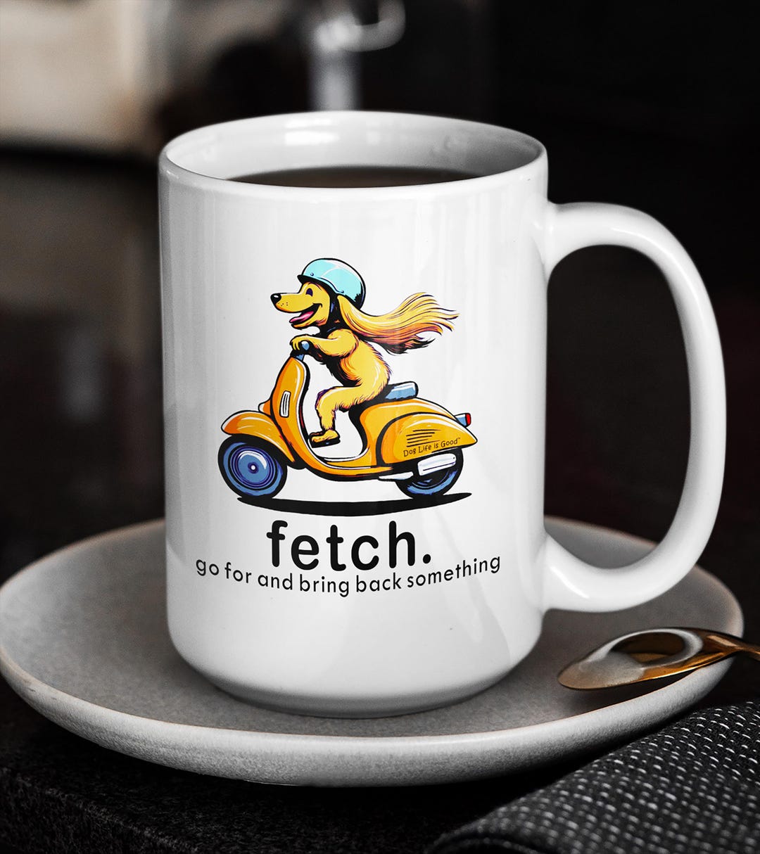 Funny Dog Mug, Vespa Gift, Coffee Cup for Your Vet, Pet Lover Present ...
