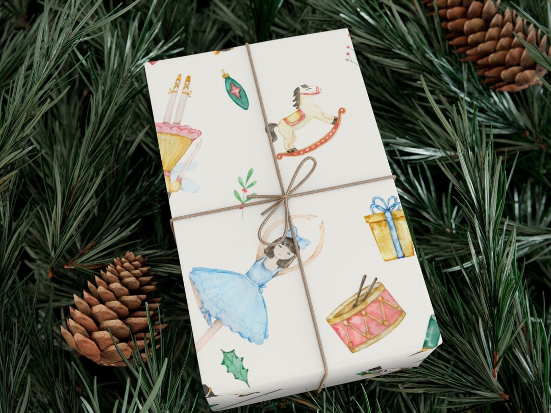 Nutcracker Wrapping Paper, Nutcracker Designs, Watercolor Nutcracker ...