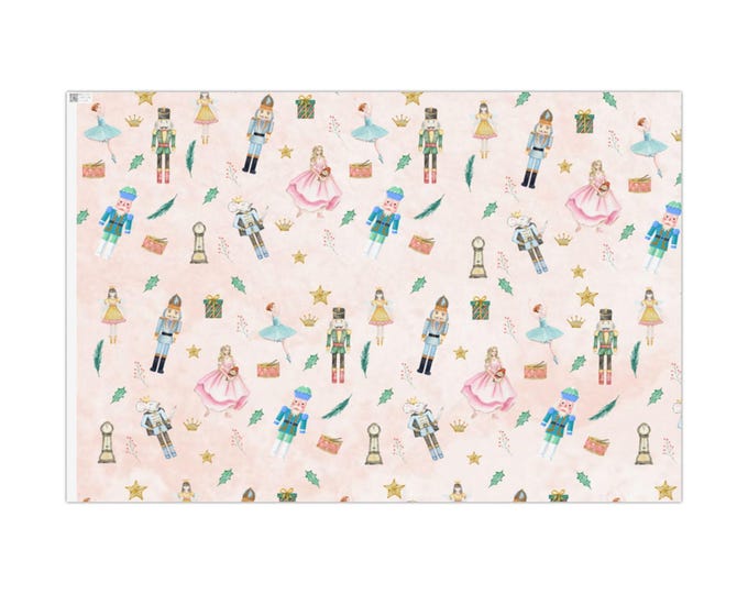 Watercolor Nutcracker Wrapping Paper, Nutcracker Designs, Nutcracker ...