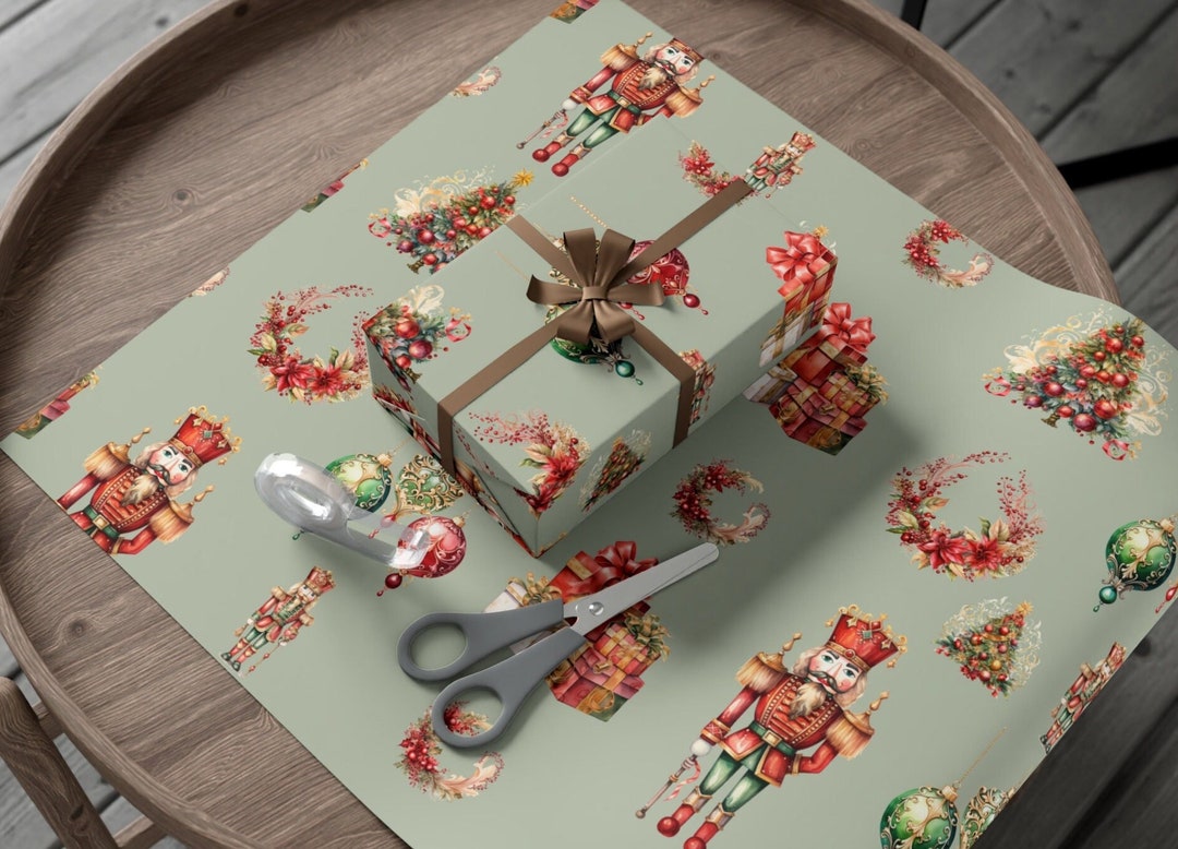 Nutcracker Wrapping Paper, Nutcracker Designs, Nutcracker Christmas ...