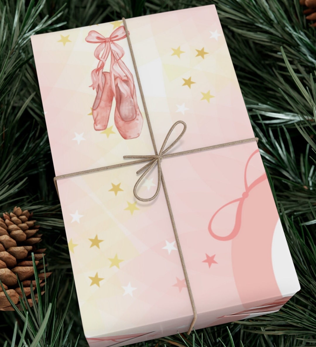 Nutcracker Wrapping Paper, Ballet Shoes Gift Wrap, Clara, Nutcracker ...