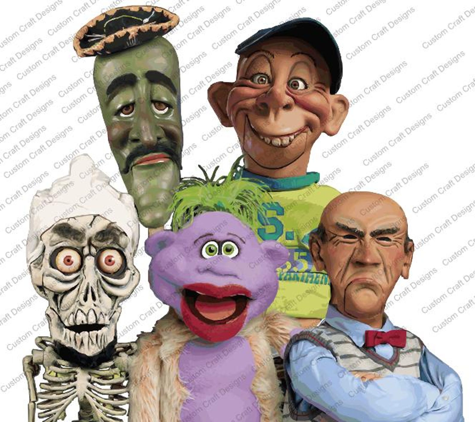 Little Guys in the Box - Inspired From Jeff Dunham Custom Bust Digital ...