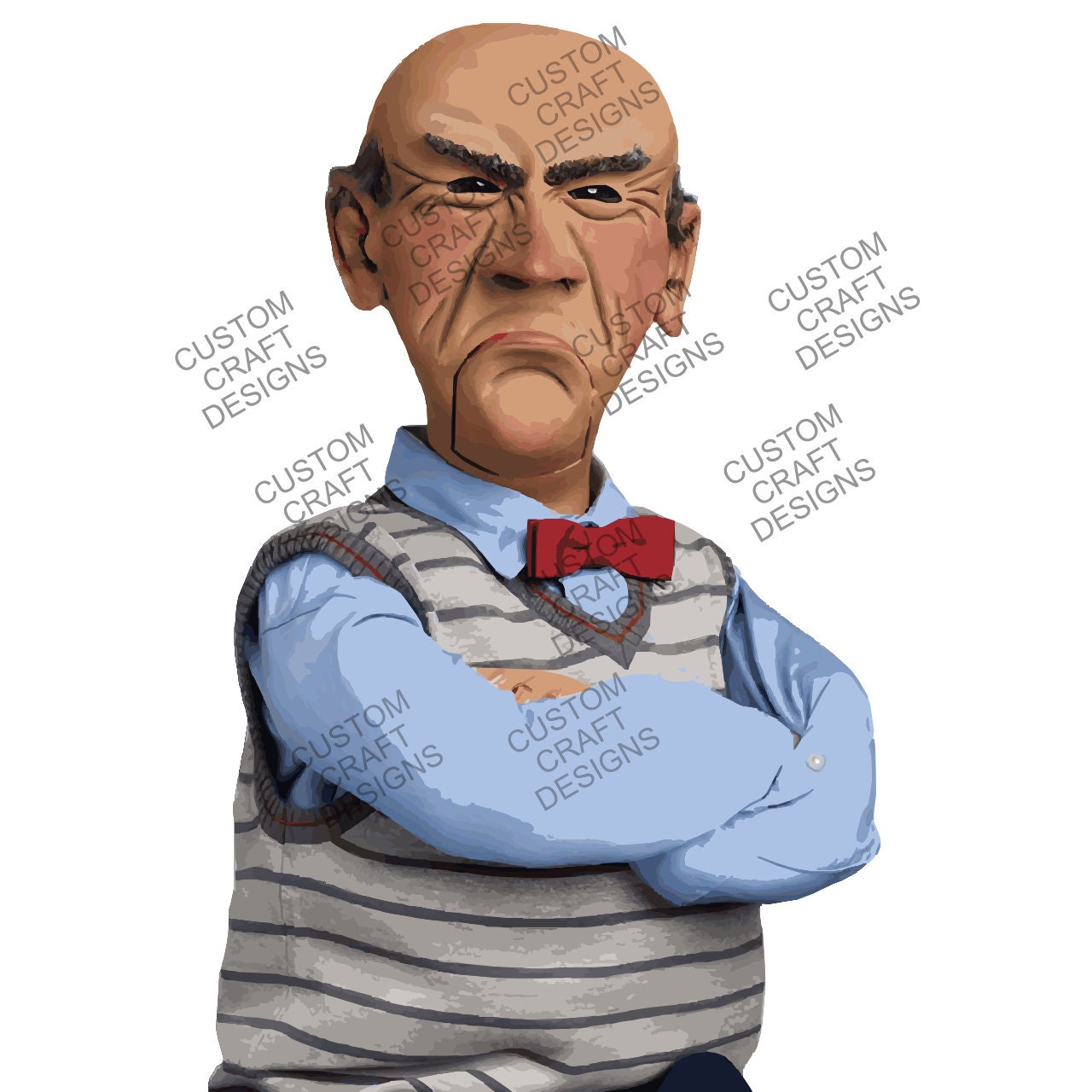 Walter Inspired From Jeff Dunham Custom Bust Digital File - Etsy