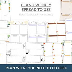 UNDATED Digital Bullet Journal Planner | Pre-made Journal Planner ...