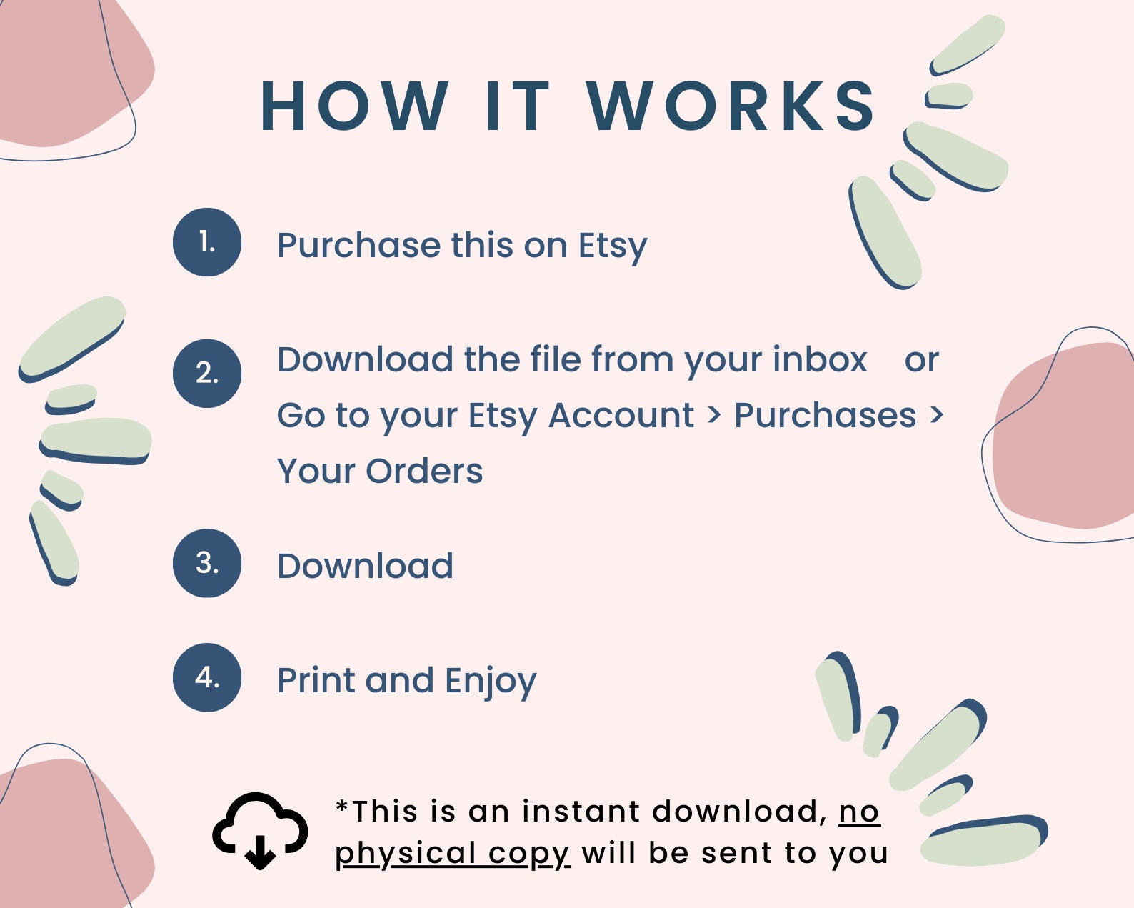 UNDATED Digital Bullet Journal Planner | Pre-made Journal Planner ...